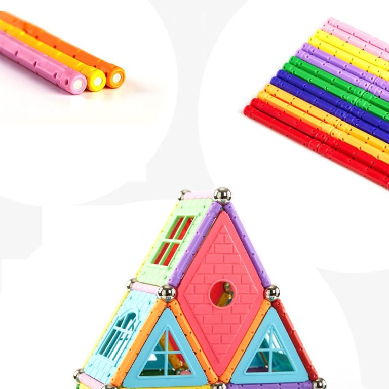 Magnetic Building Kit 320 Pieces – Building Blocks and Tiles ...