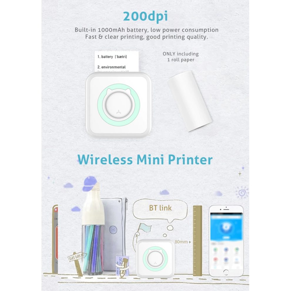 Mini Instant Pocket Printer – NIVTTDOGCATTOY