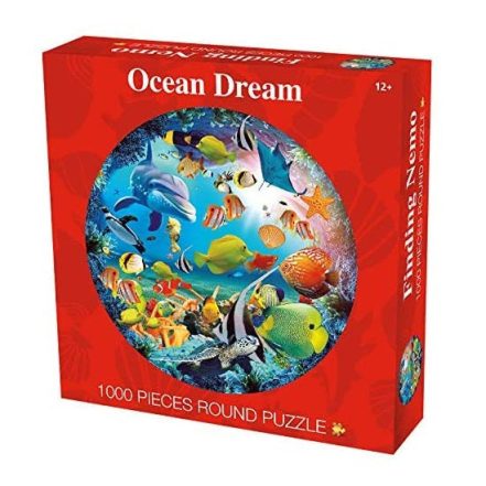 Ocean Sea World Round Puzzle – 1000 Pieces Jigsaw – NIVTTDOGCATTOY