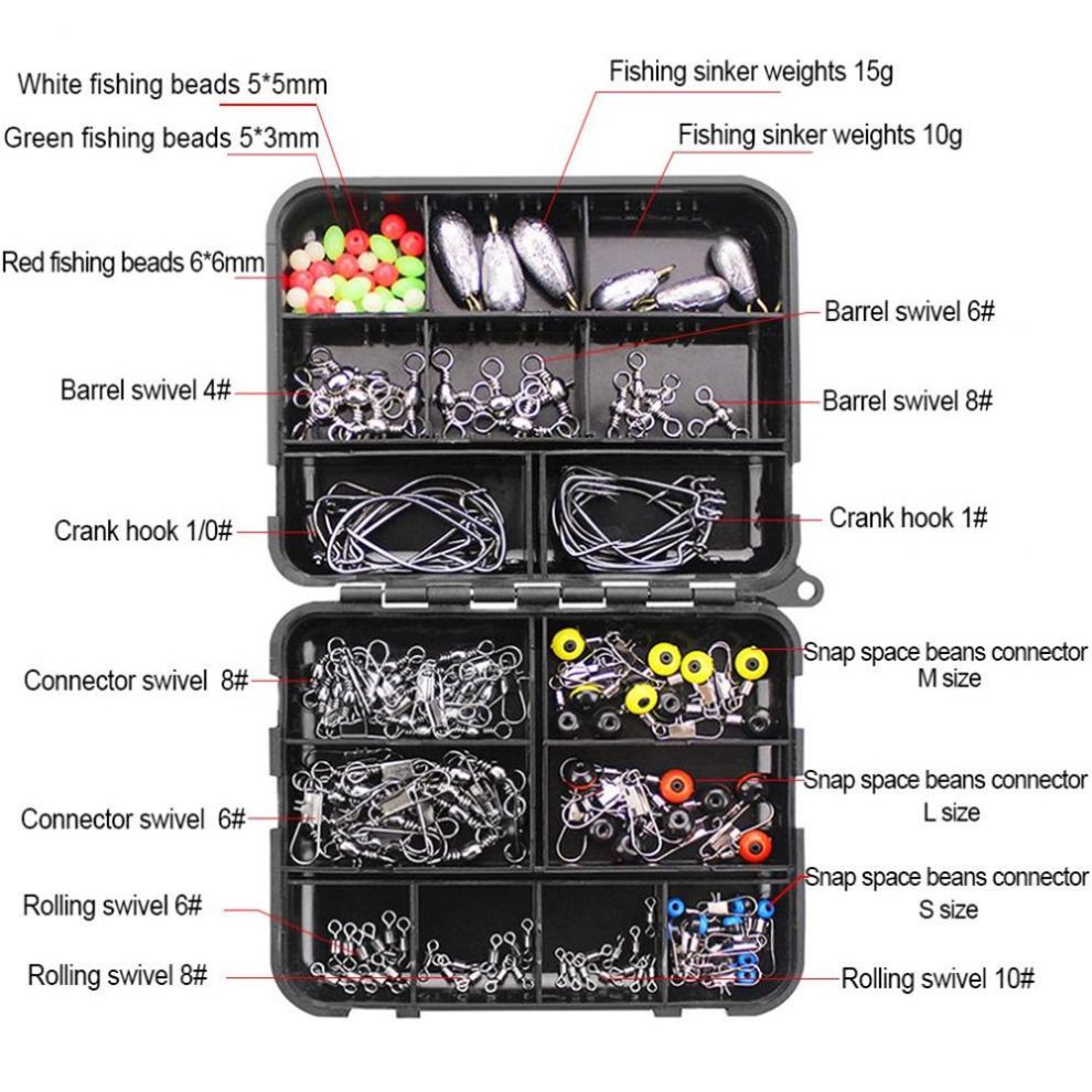 160 Piece Fishing Accessories Kit – NIVTTDOGCATTOY