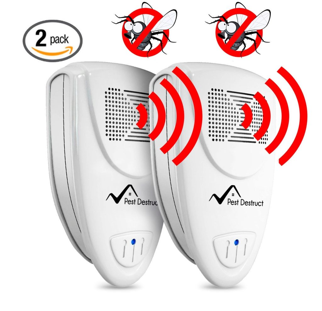 Ultrasonic Fly Repeller – PACK of 2 – NIVTTDOGCATTOY