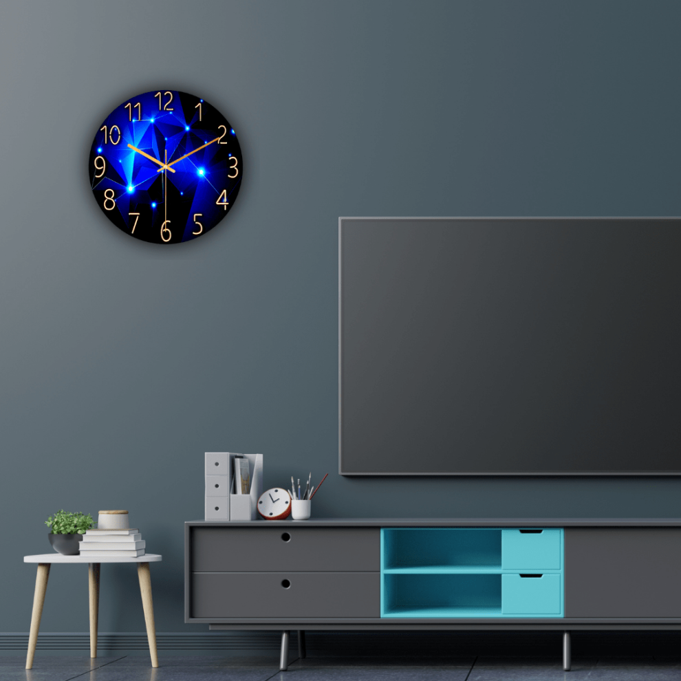 New Modern Visions Geometric Wall Clock – NIVTTDOGCATTOY