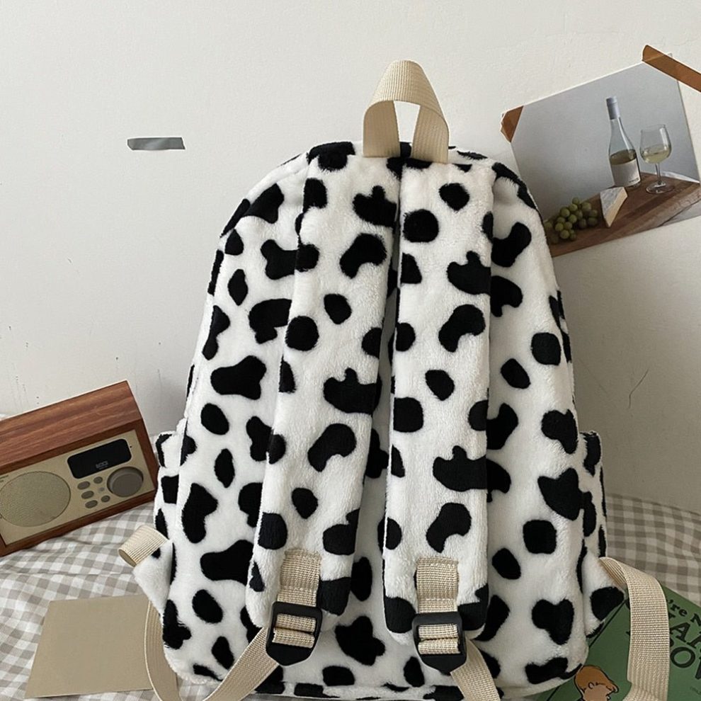 Fluffy Small Cow Backpack – NIVTTDOGCATTOY