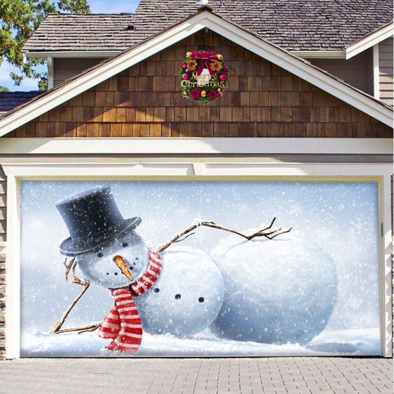 Santa’s Merry Christmas Garage Door Mural Ornament – NIVTTDOGCATTOY