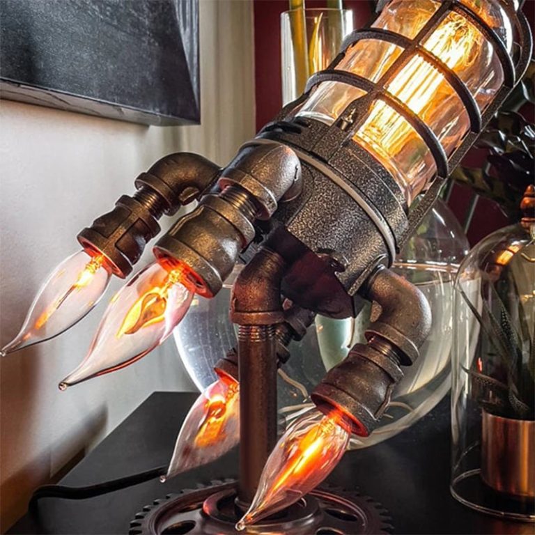Steampunk Rocket Lamp – NIVTTDOGCATTOY