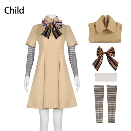 M3GAN Cosplay Costume Horror Movie Megan Dress Full Costumes ...