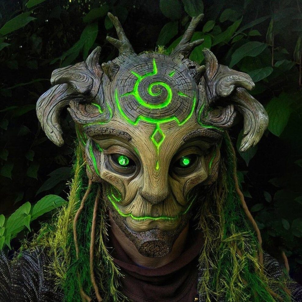 LED Luminous Glowing Costume Forest Spirit Mask – NIVTTDOGCATTOY
